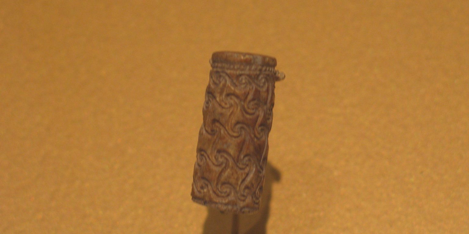Cylinder Seal with Interlocking Scrolls · Brooklyn Museum