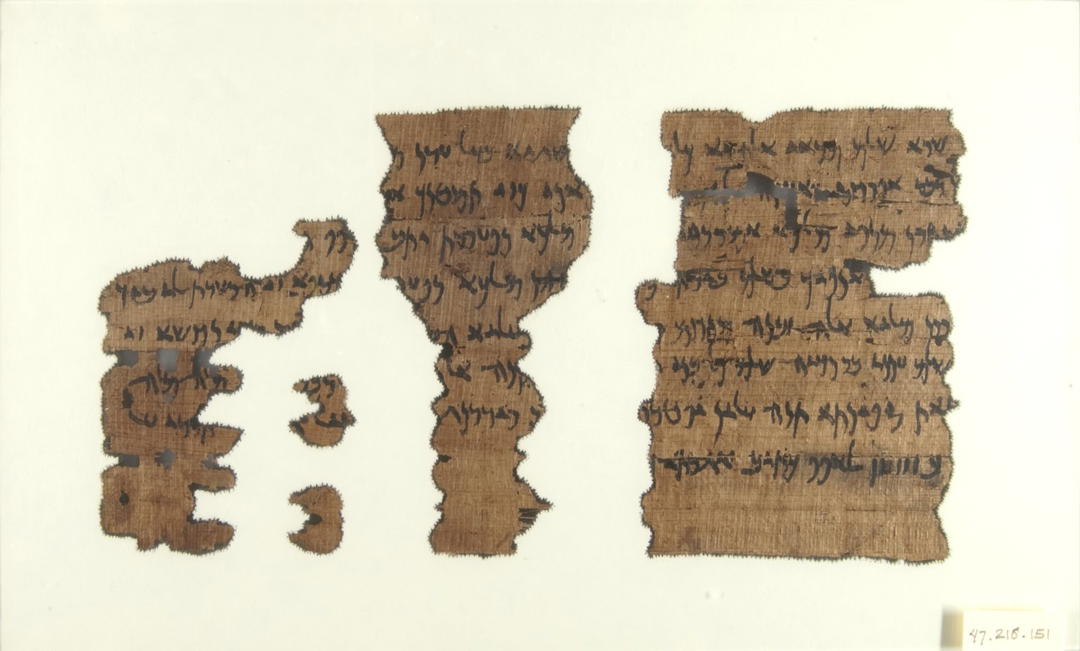 Aramaic Papyrus · Brooklyn Museum