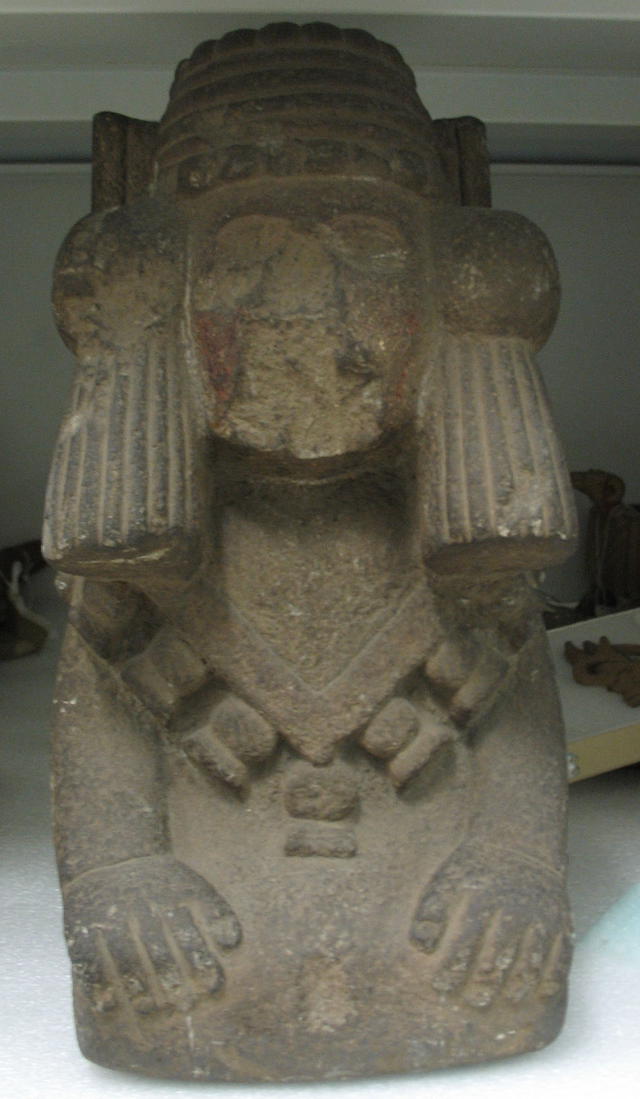 Andesite Figure of a Seated Goddess · Brooklyn Museum