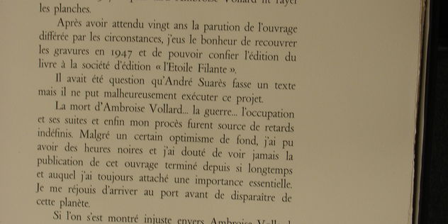 Pages Two and Three of Artist's Preface for Portfolio, "Miserere ...