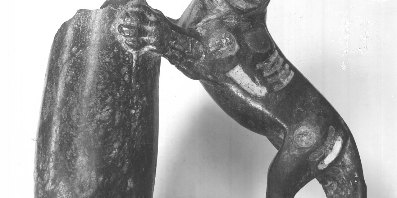 Serpentine Statuette in the Round of Lion · Brooklyn Museum