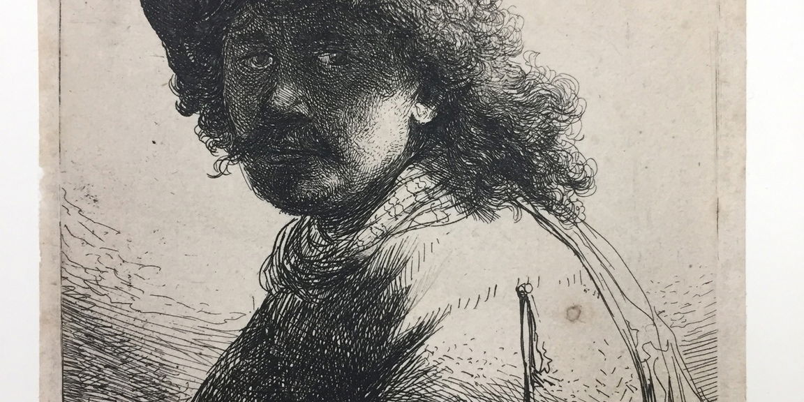 Self Portrait in a Cap and Scarf with the Face Dark: Bust · Brooklyn Museum