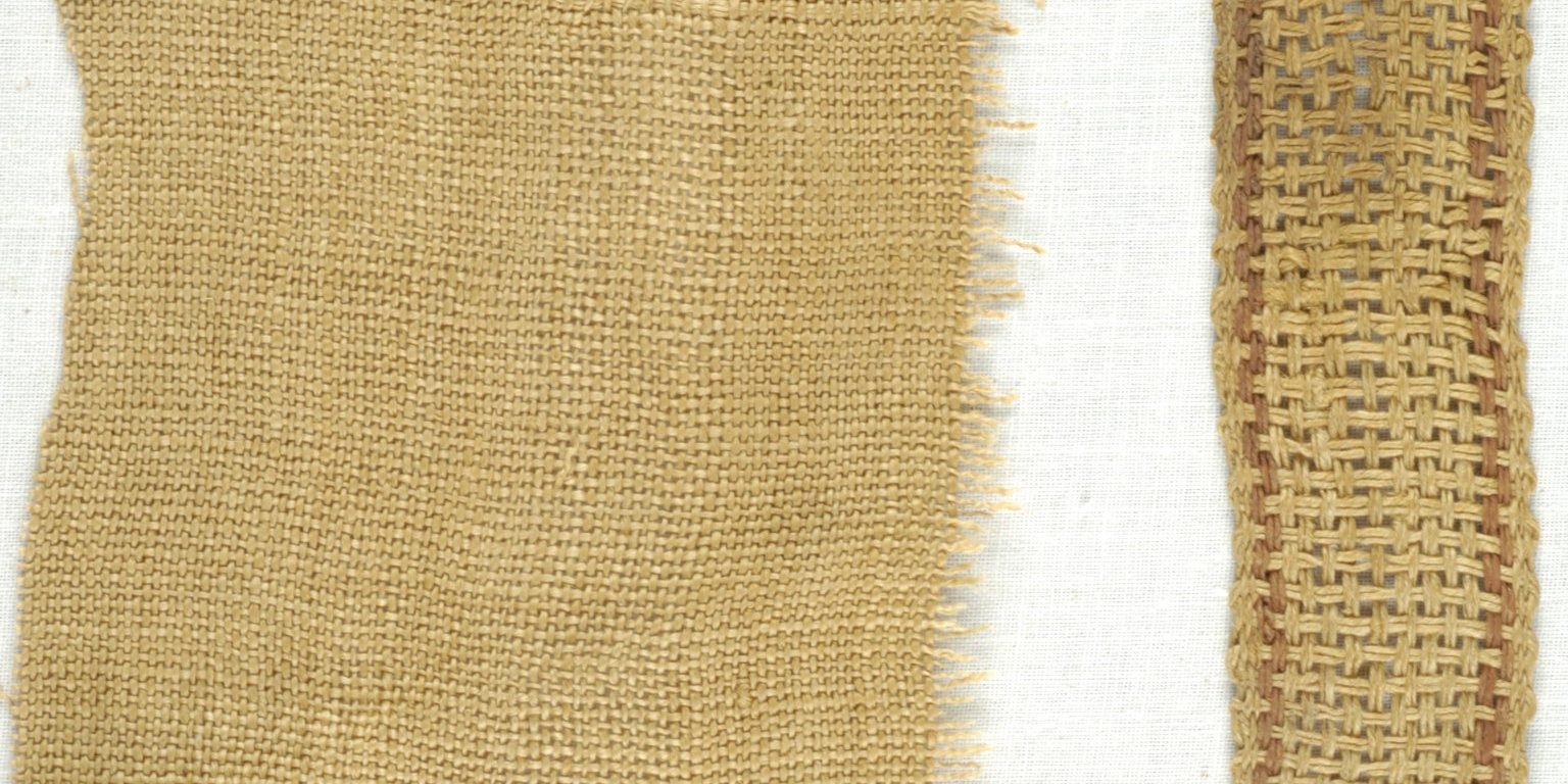 Plain Weave Fragment, Basket Weave Fragment · Brooklyn Museum