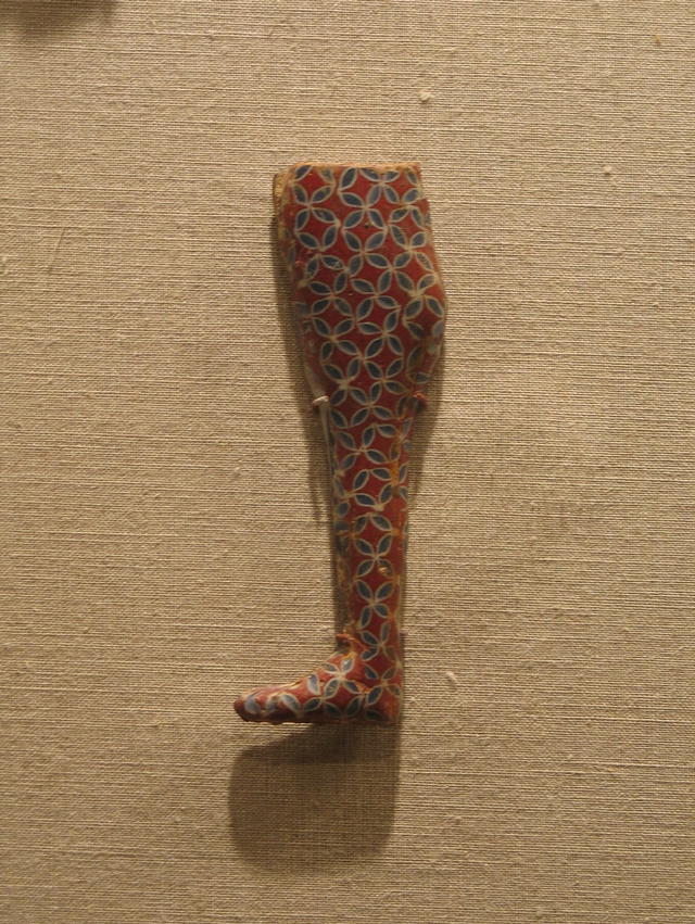 Mosaic Leg from a Mummiform Figure · Brooklyn Museum