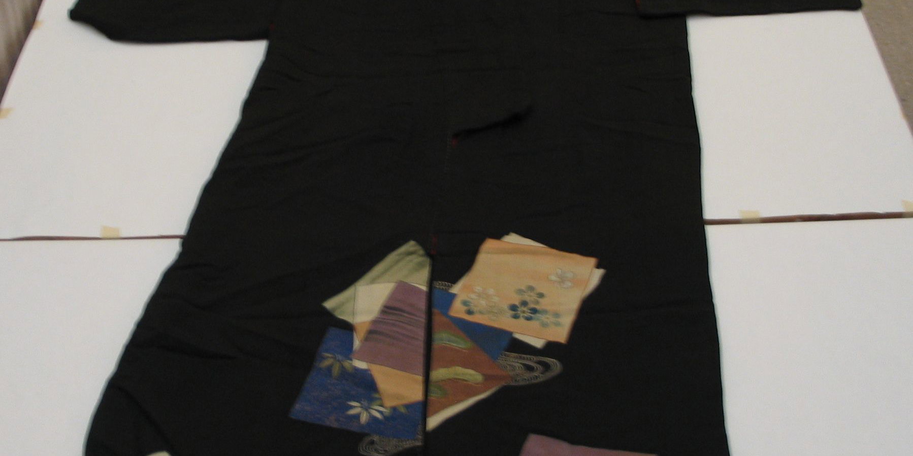 Woman's Japanese Costume Consisting of Kimono, Obi, Band, Two Ties ...