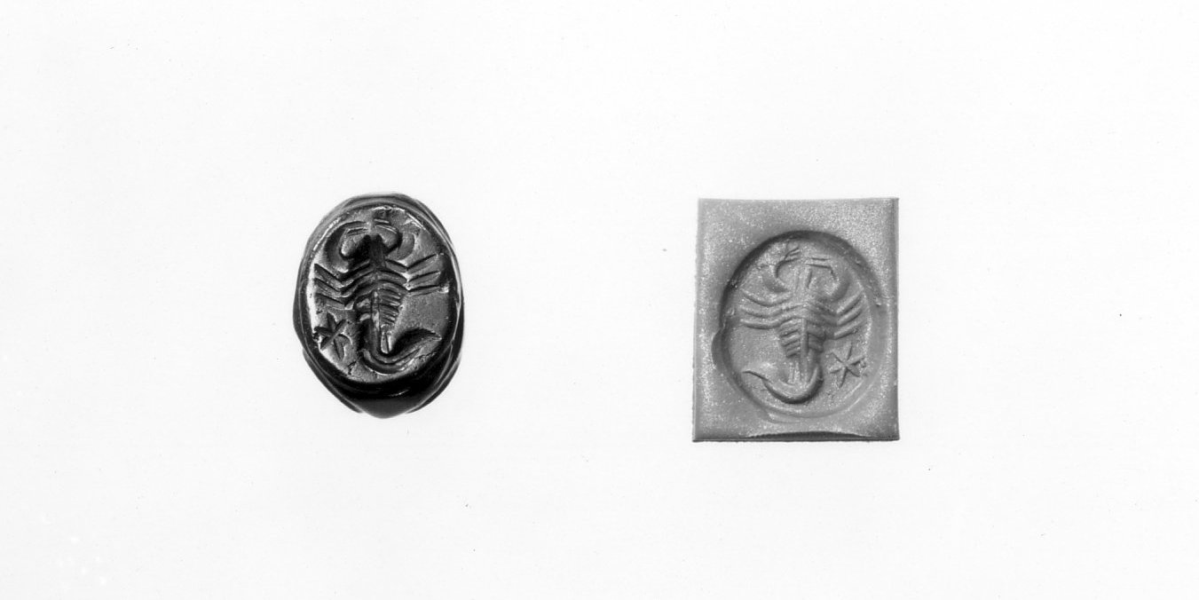 Stamp Seal: Scorpion with Star · Brooklyn Museum