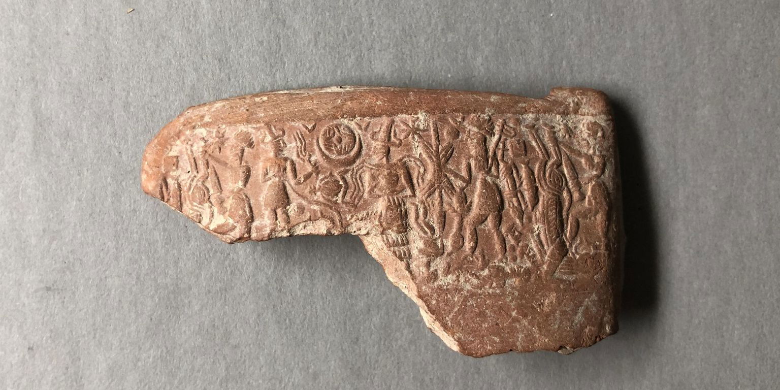 Fragment of Clay Envelope · Brooklyn Museum