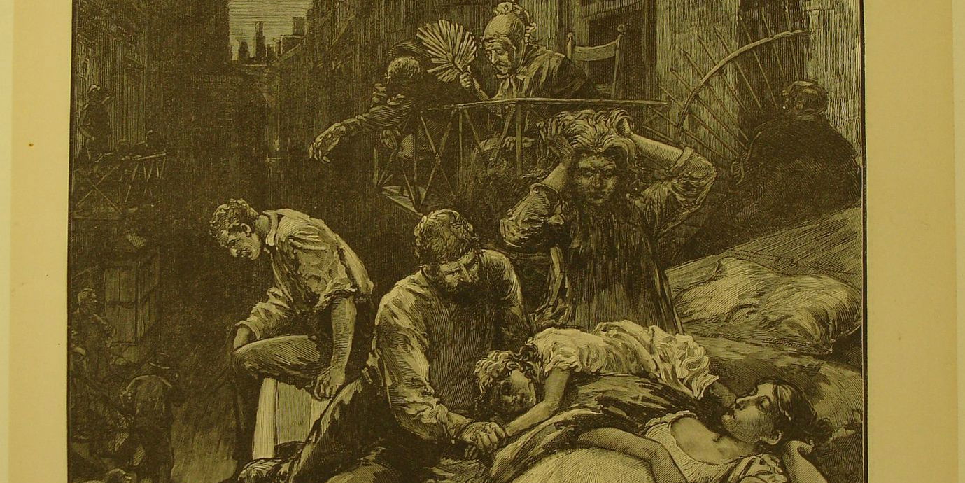 A Sweltering Night in New York - Tenement House Sufferers · Brooklyn Museum