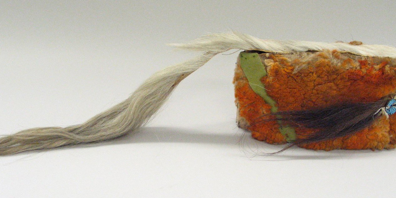 Orange Headdress with Horsehair · Brooklyn Museum