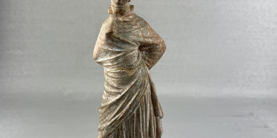 Standing Figure of Woman, Tanagra Style · Brooklyn Museum