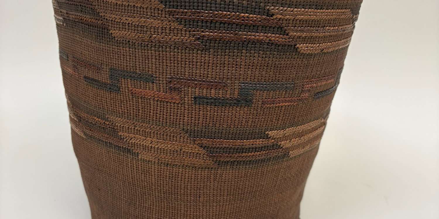 Twined Basket with False Embroidery · Brooklyn Museum