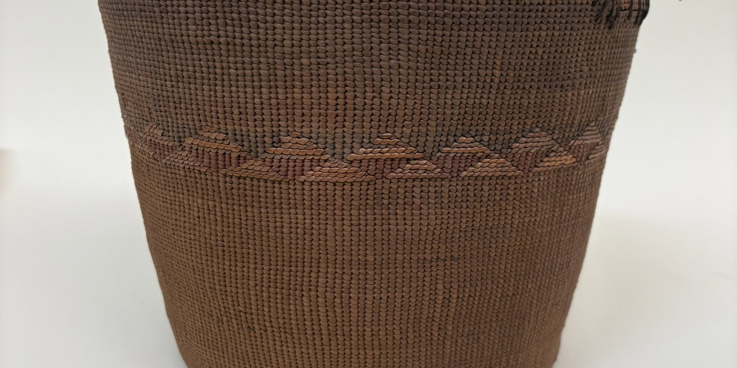 Twined Basket with False Embroidery · Brooklyn Museum