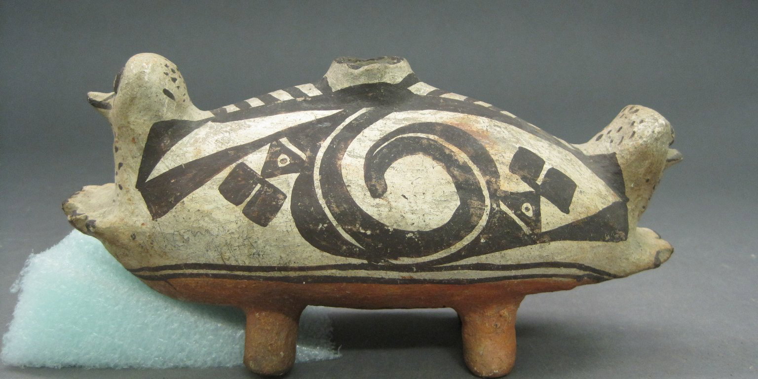 Double-Headed Duck-shaped Effigy Vessel · Brooklyn Museum