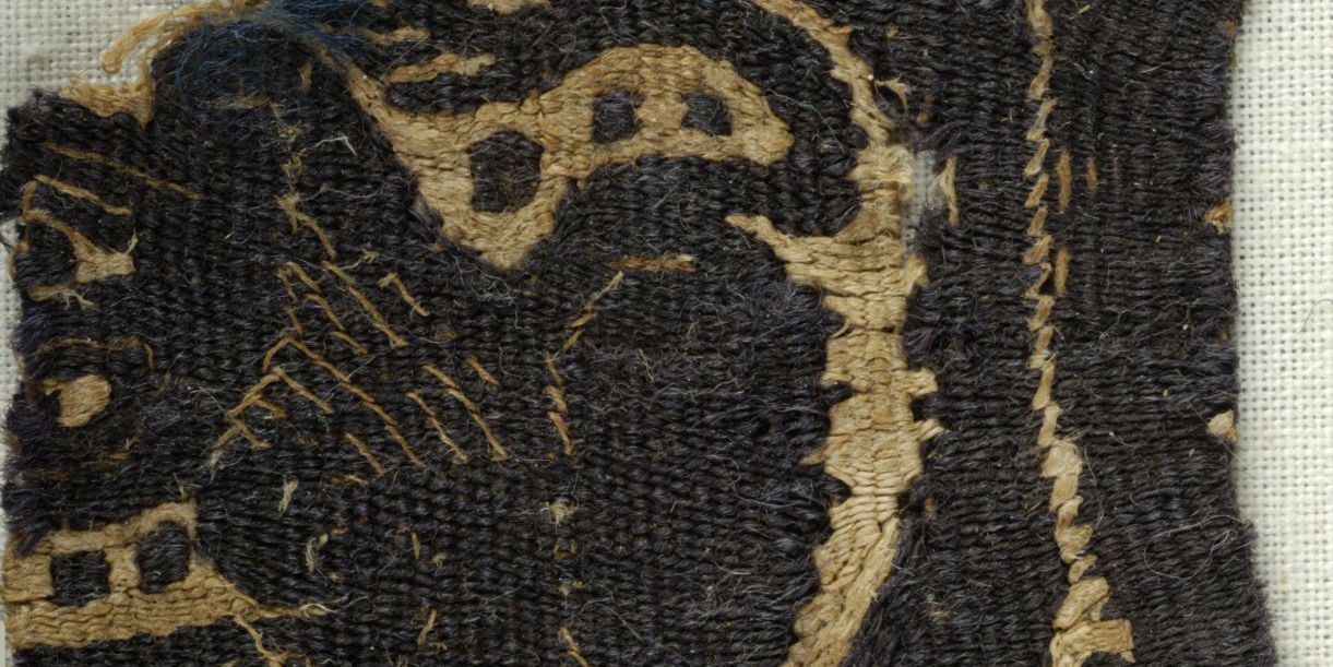 Square Fragment with Animal and Botanical Decoration · Brooklyn Museum