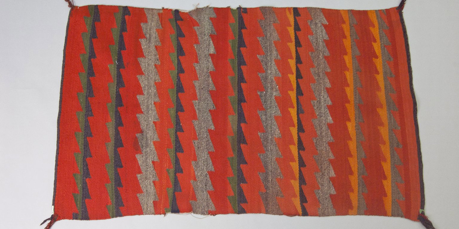 Women's Germantown Shoulder Blanket or Saddle Blanket · Brooklyn Museum