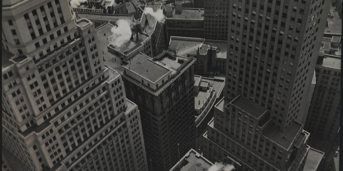 Water Front: From Roof of Irving Trust Co. Building · Brooklyn Museum