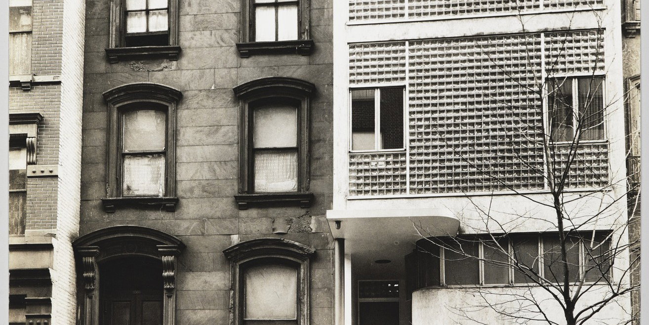 Glass Brick and Brownstone Fronts · Brooklyn Museum