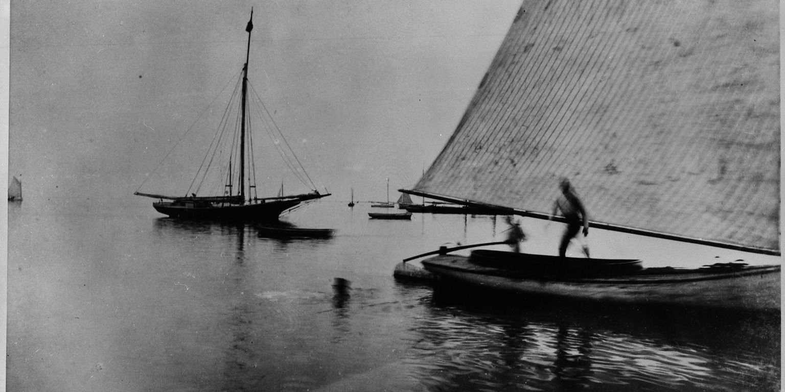 Sailboats, Coney Island, 1880's · Brooklyn Museum